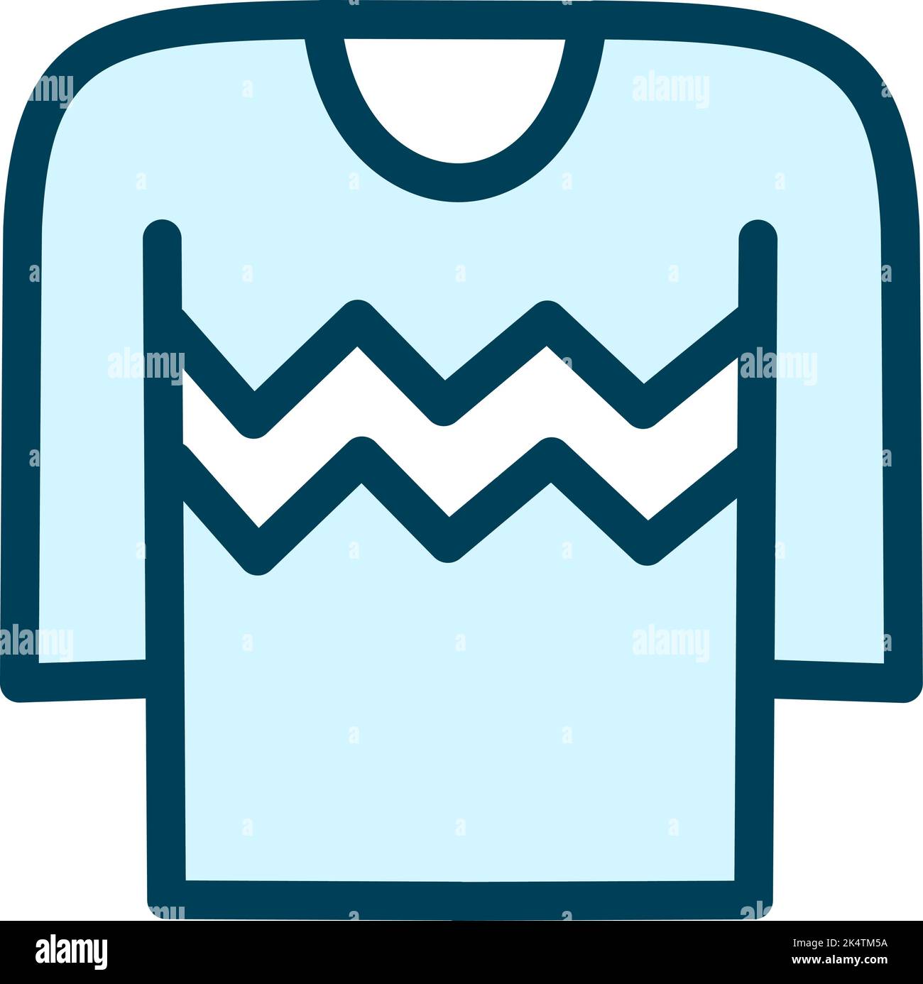 Winter jumper, illustration, vector on a white background Stock Vector ...