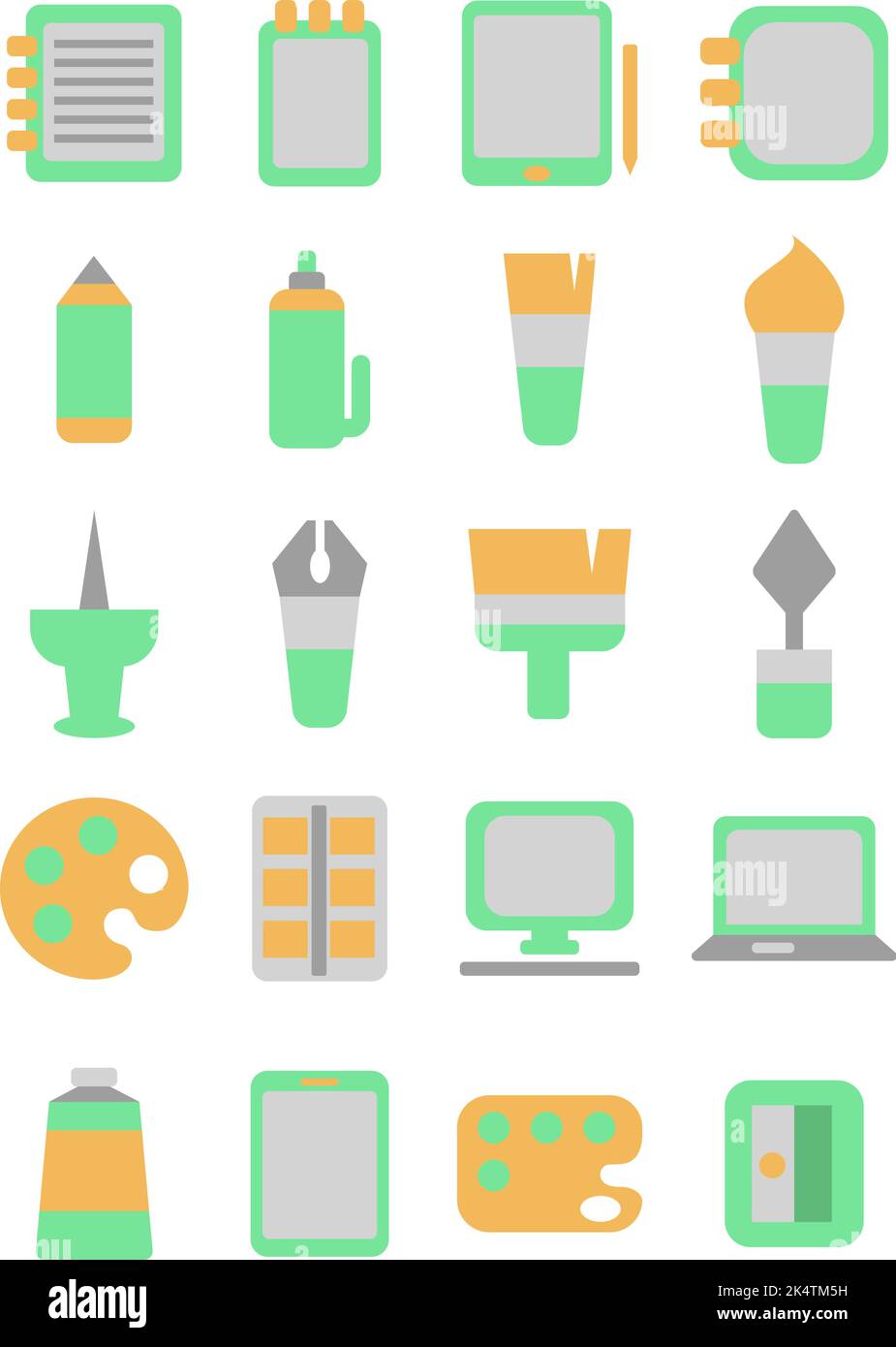 Art project, illustration, vector on a white background Stock Vector ...