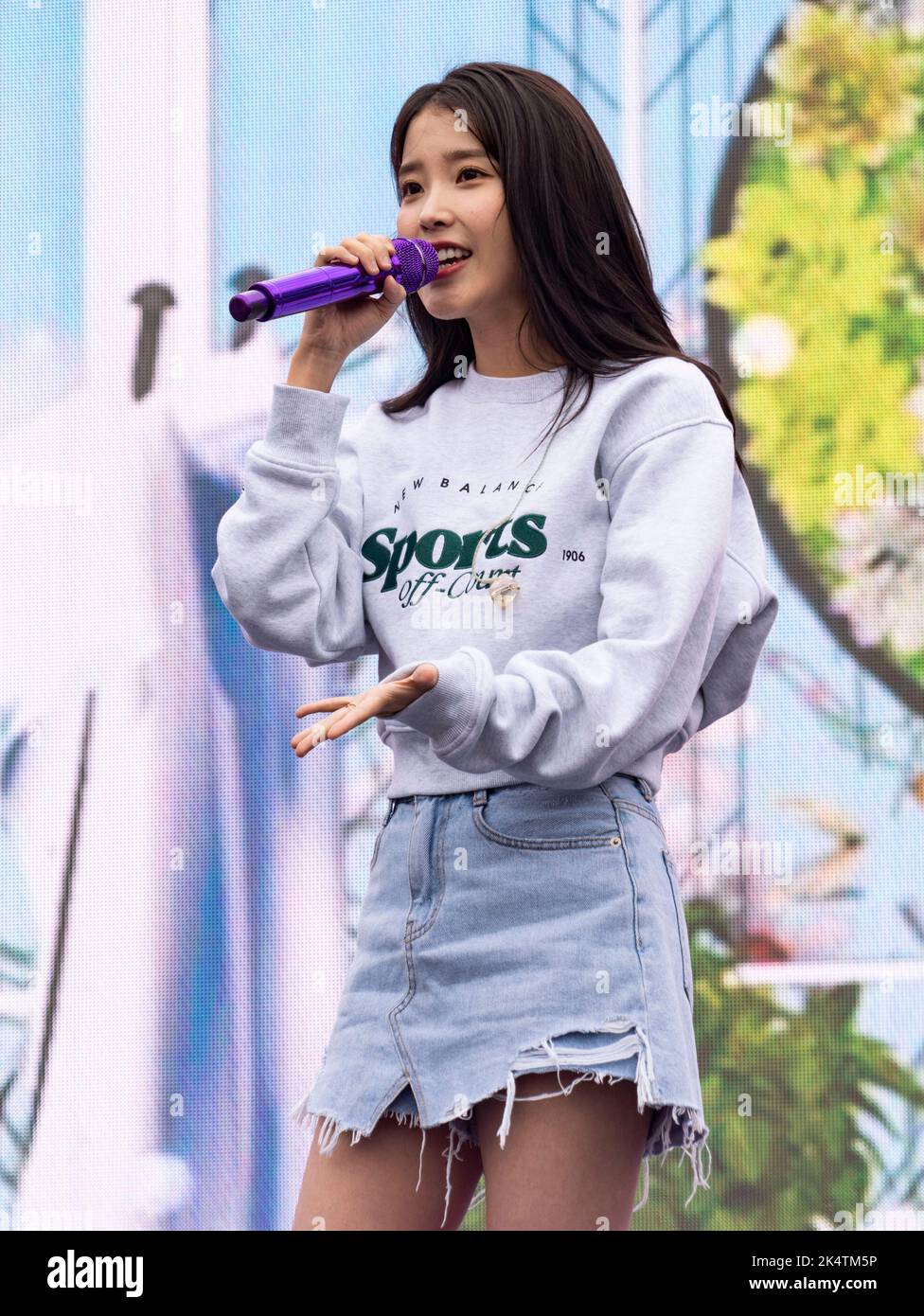 2 October 2022 - Seoul, South Korea : South Korean singer and actress ...