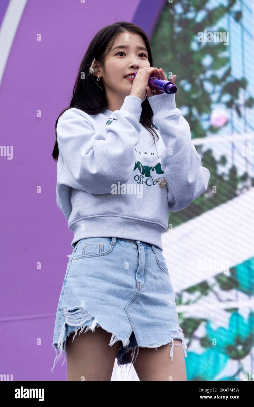 2 October 2022 - Seoul, South Korea : South Korean singer and actress ...
