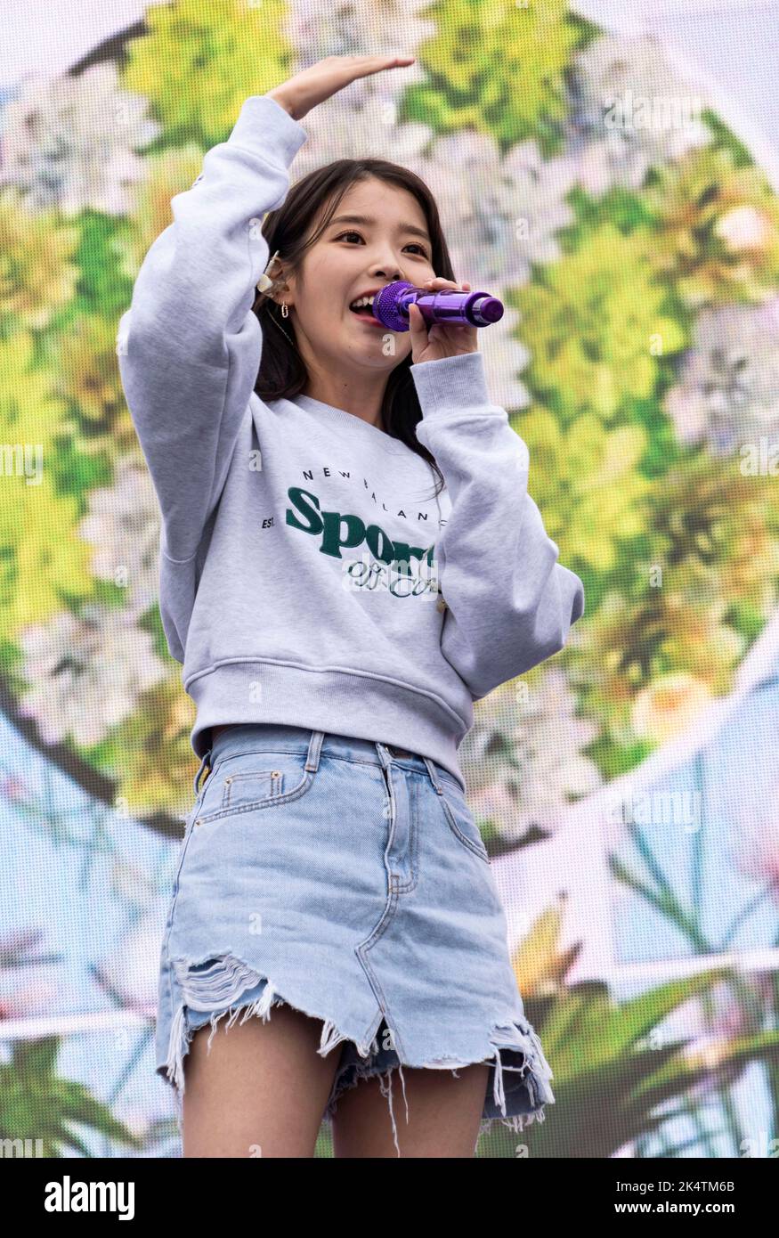 2 October 2022 - Seoul, South Korea : South Korean singer and actress ...