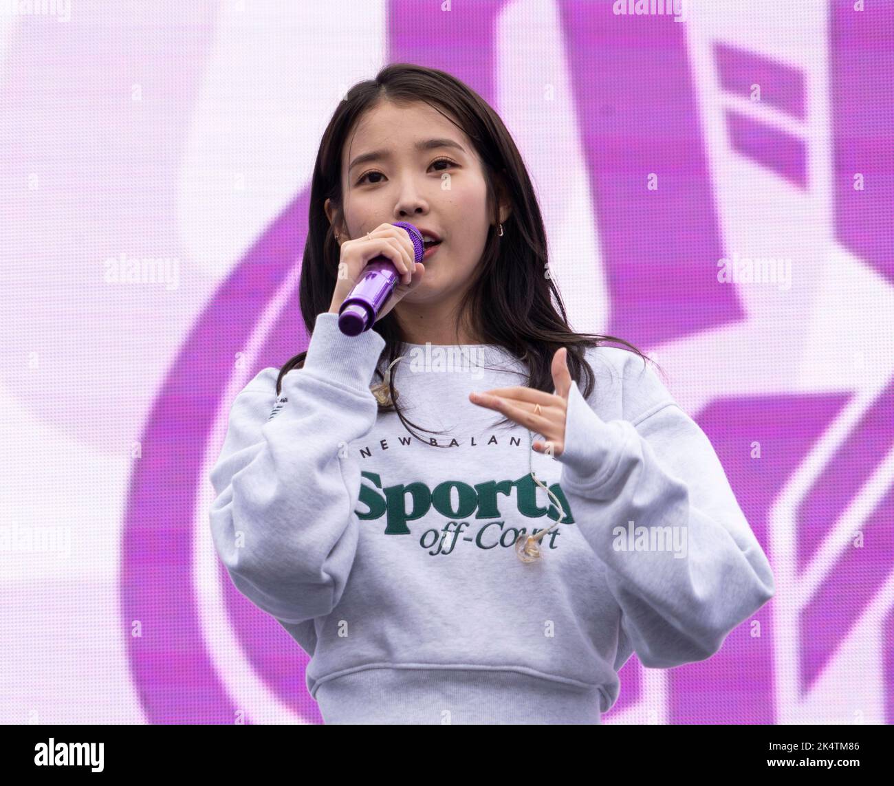 2 October 2022 - Seoul, South Korea : South Korean singer and actress ...