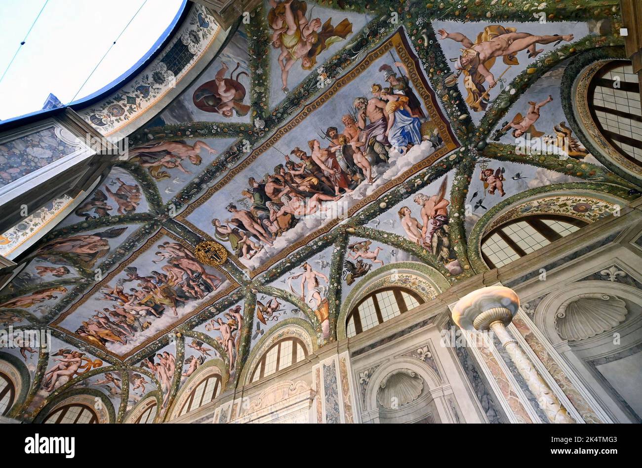October 4, 2022, Rome: A view of The Loggia of Cupid and Psyche, a ...
