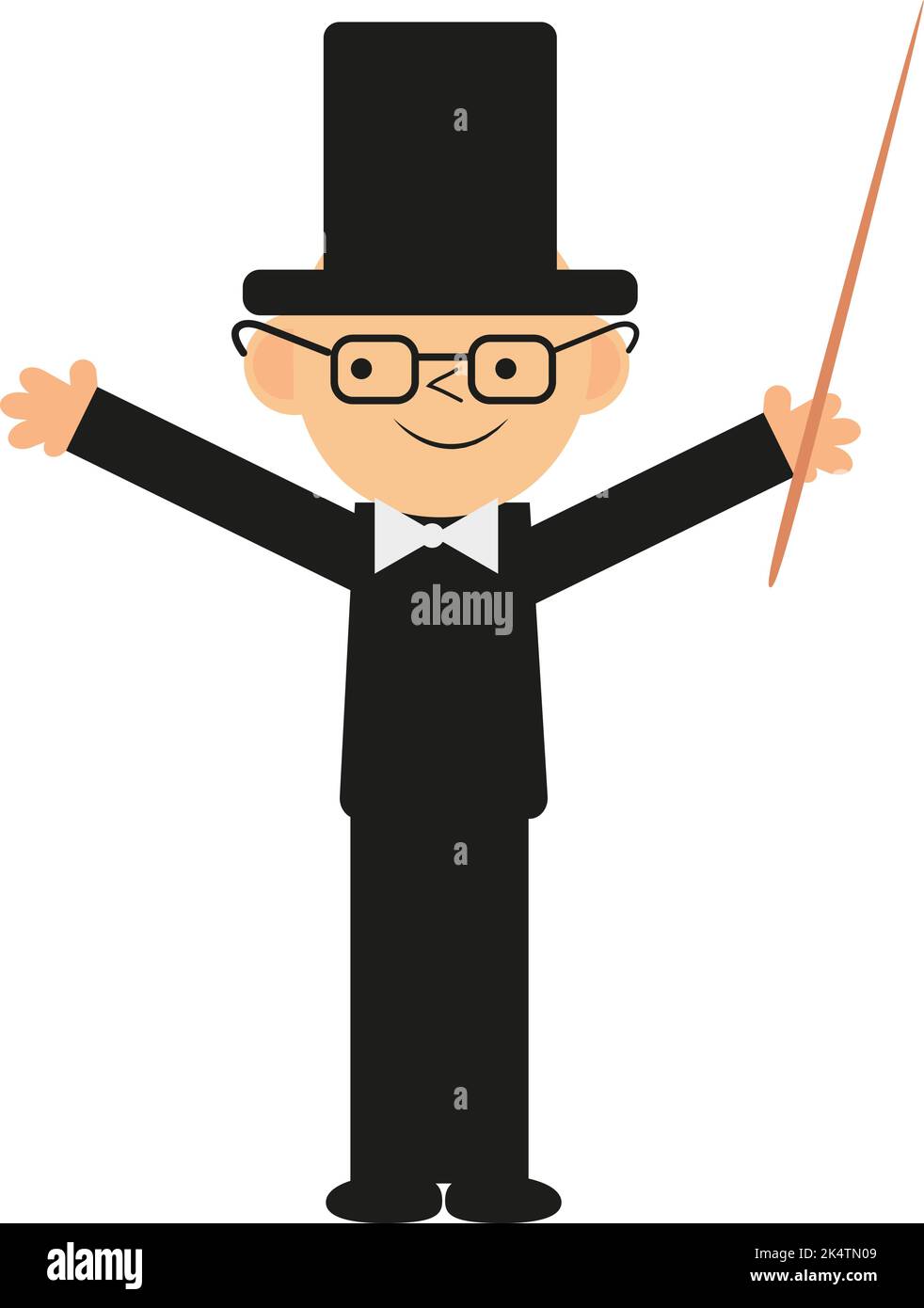 Boy showing tricks, illustration, vector on a white background Stock ...