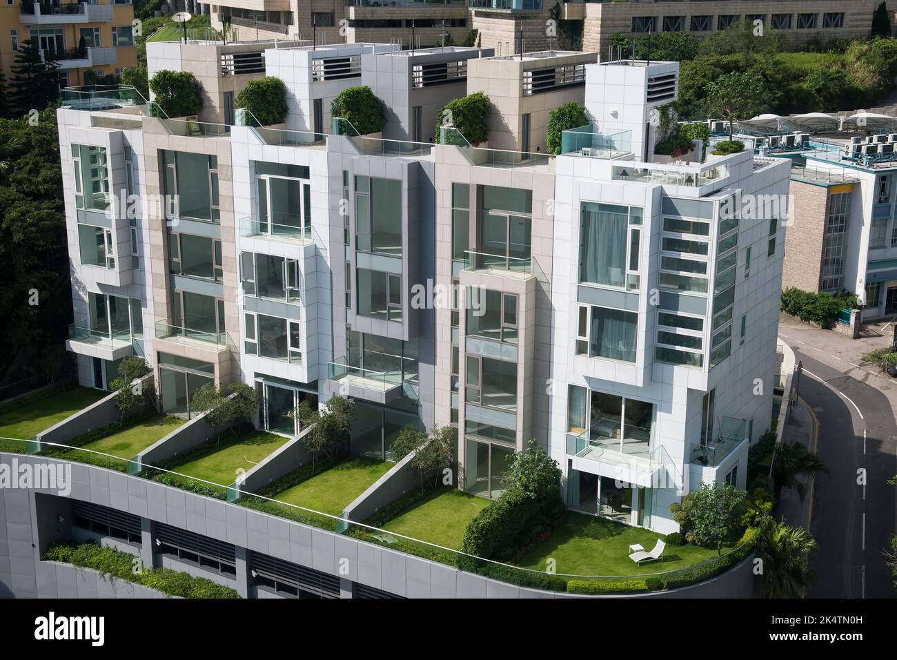 Modreenagh, a complex of luxury houses on The Peak, Hong Kong Island ...