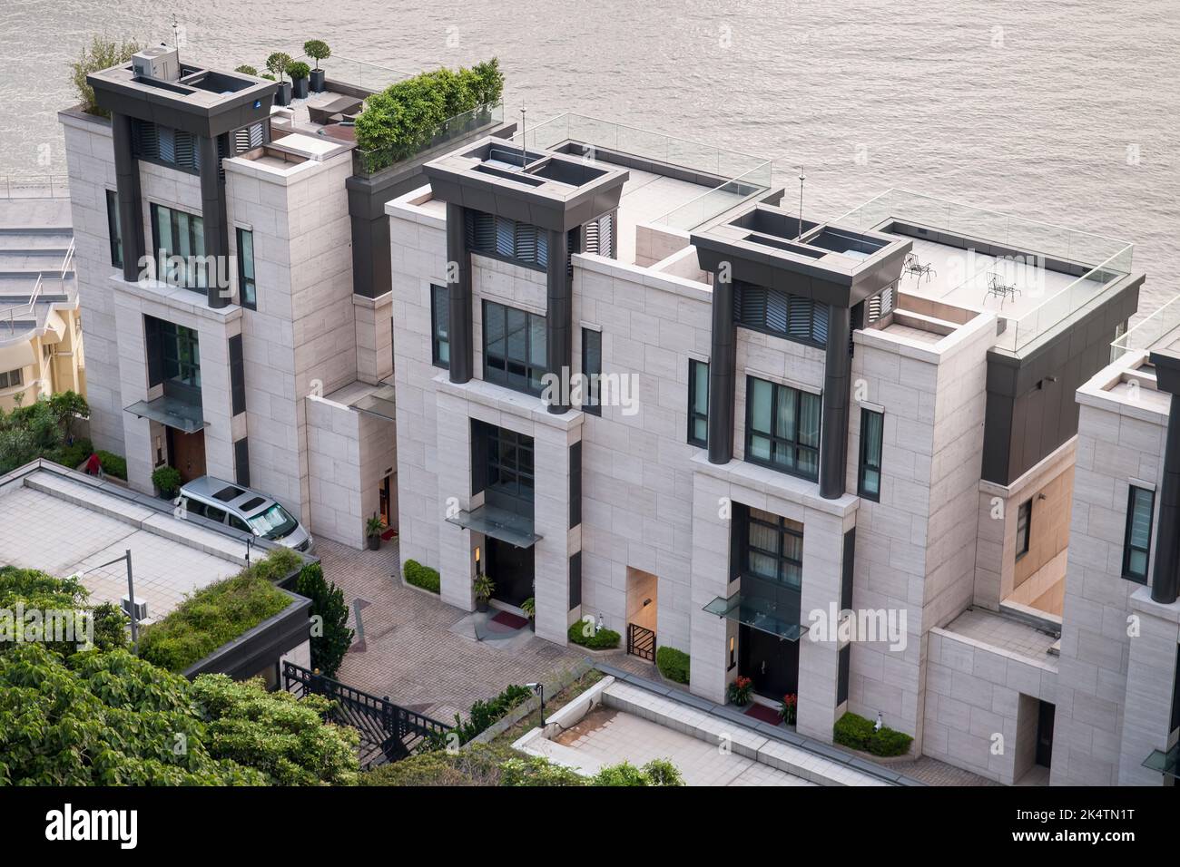 Three of the eight houses in Nautilus, a development of luxury ...
