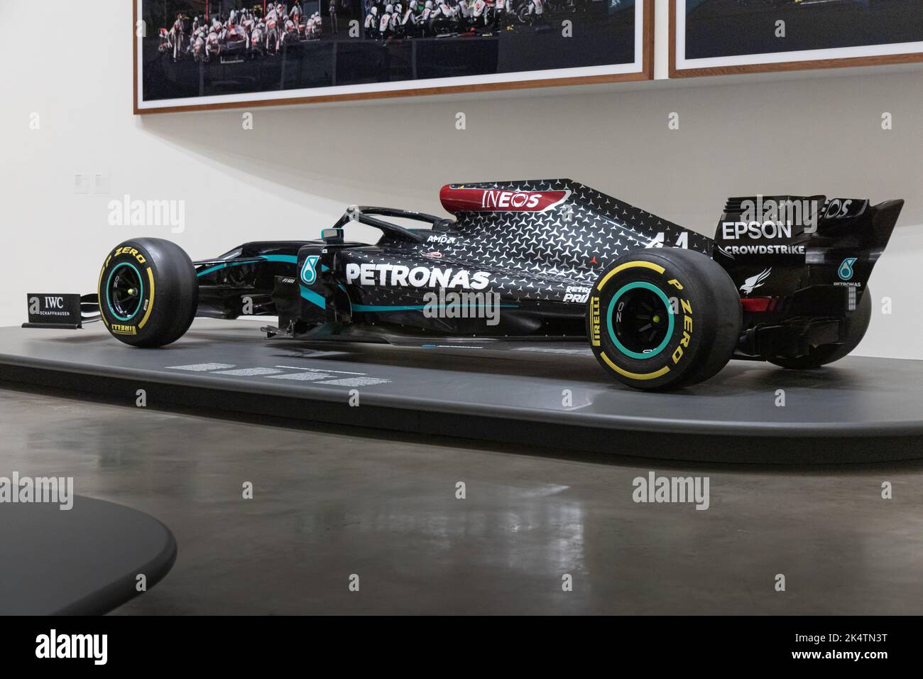 BILBAO, SPAIN-SEPTEMBER 10, 2022: 2020 Mercedes-AMG F1 W11 EQ ...