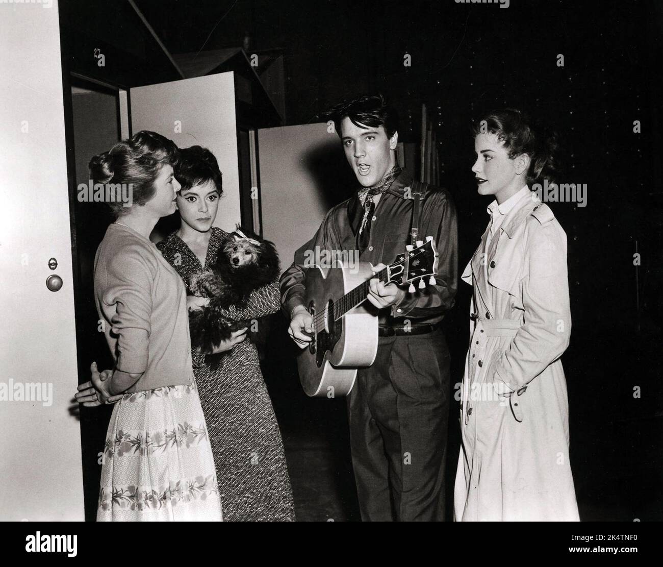 Jan Shepard, Liliane Montevecchi, Elvis and Dolores Hart. King Creole ...