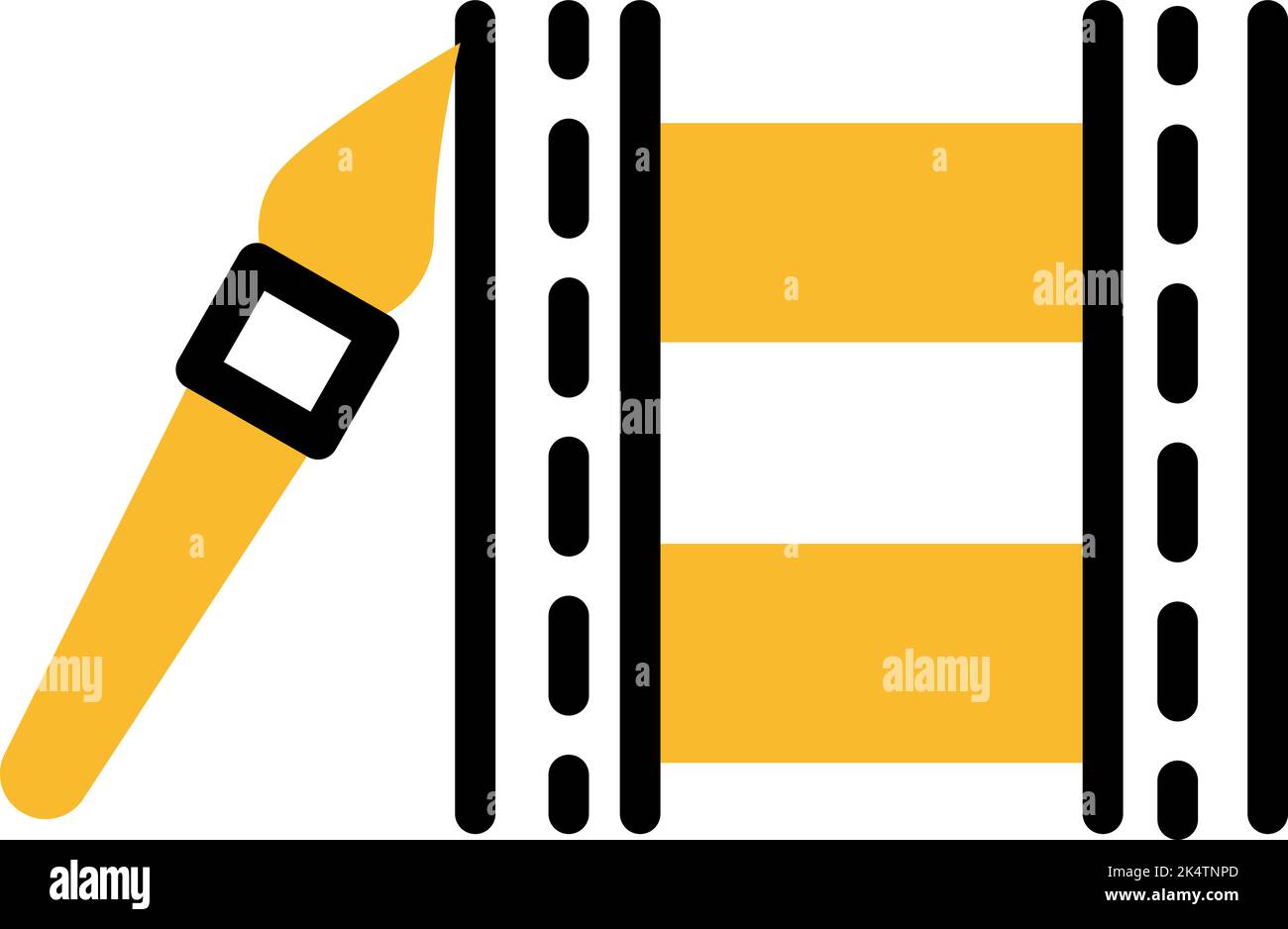 Film editing machine Stock Vector Images - Alamy