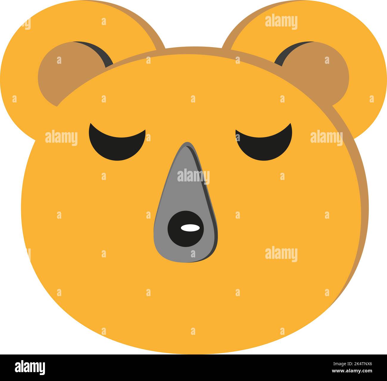 Yellow bear Stock Vector Images - Alamy