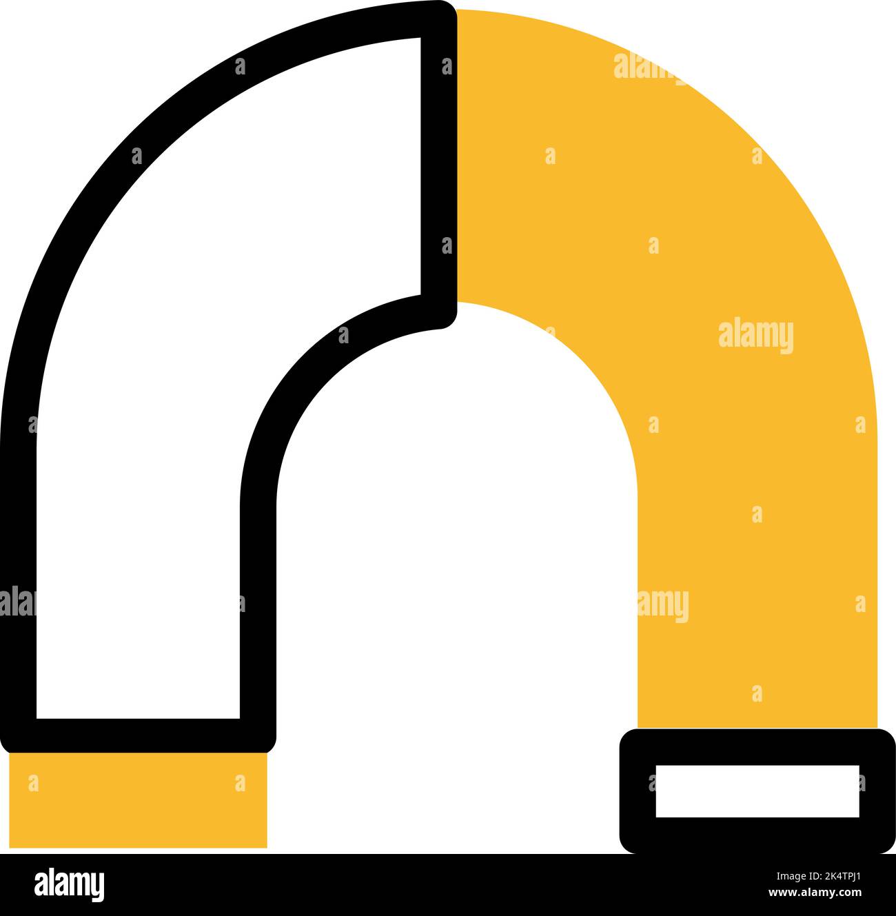 Construction magnet, illustration, vector on a white background Stock ...