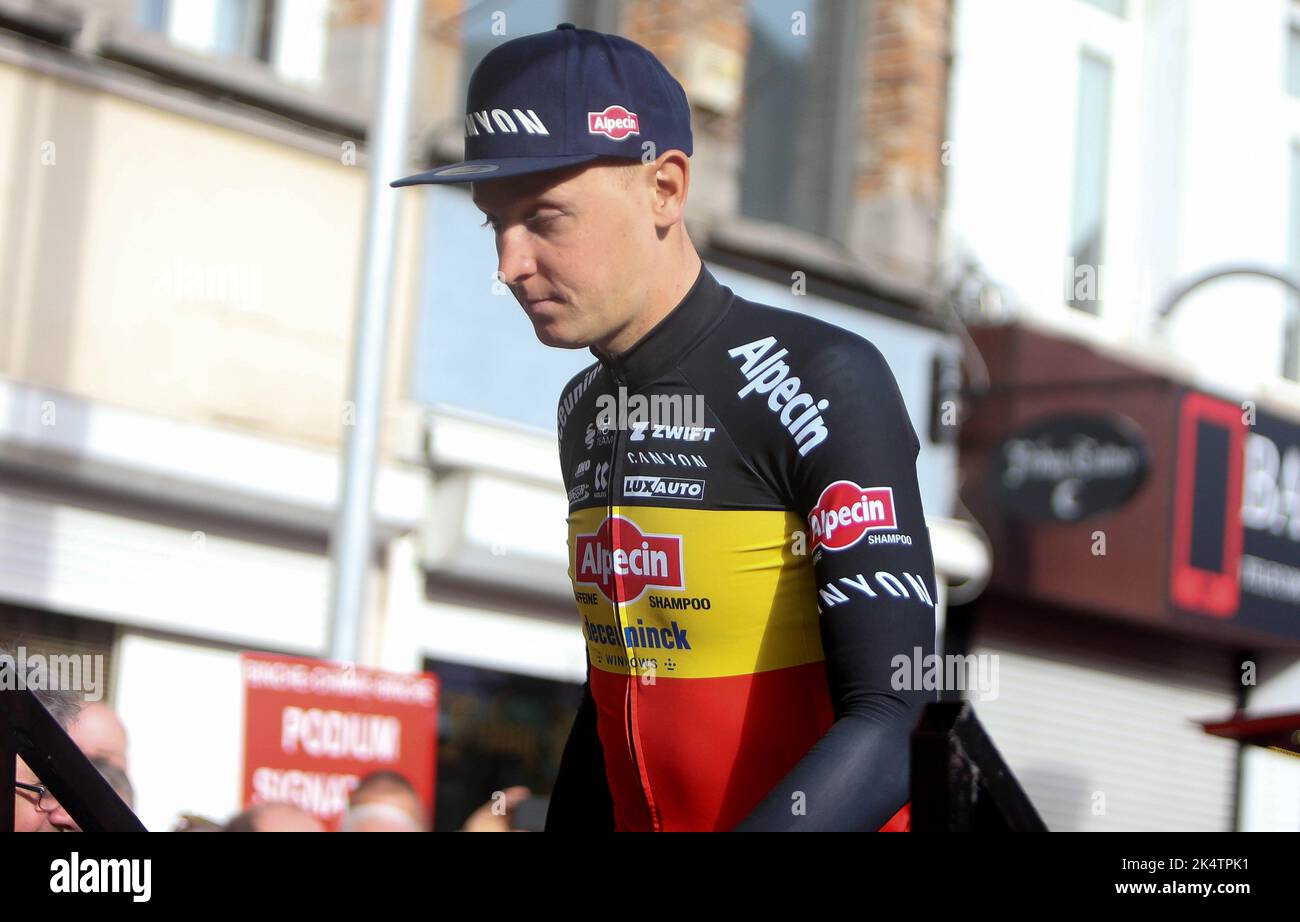 Tim Merlier of Alpecin - Deceuninck during the Binche - Chimay - Binche ...
