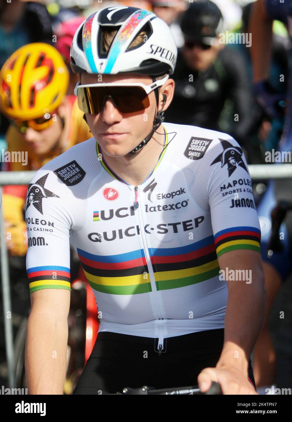 Remco Evenepoel of Quick Step Alpha Vinyl Team during the Binche ...