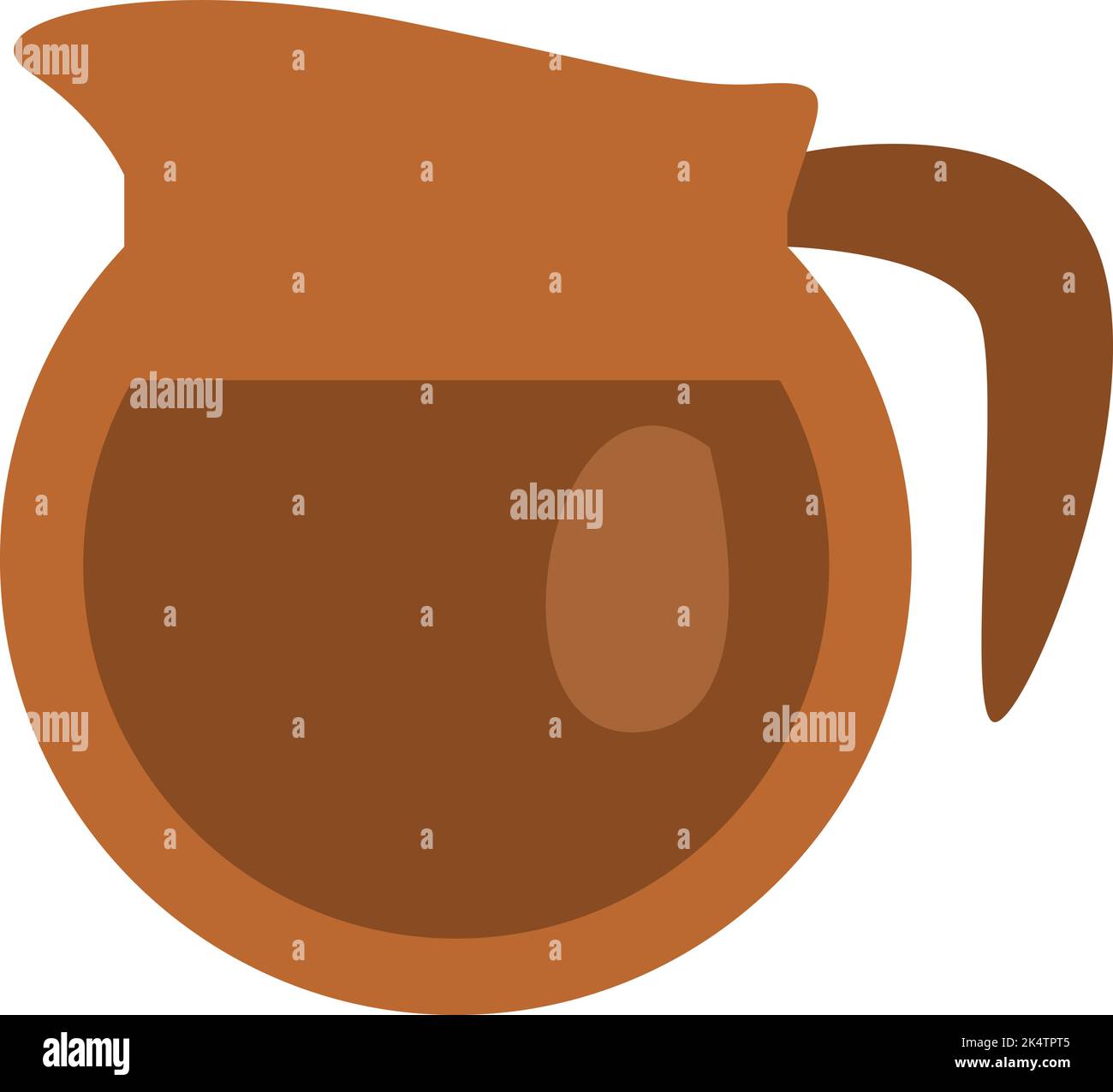 Jug outline vector icon Cut Out Stock Images & Pictures - Alamy