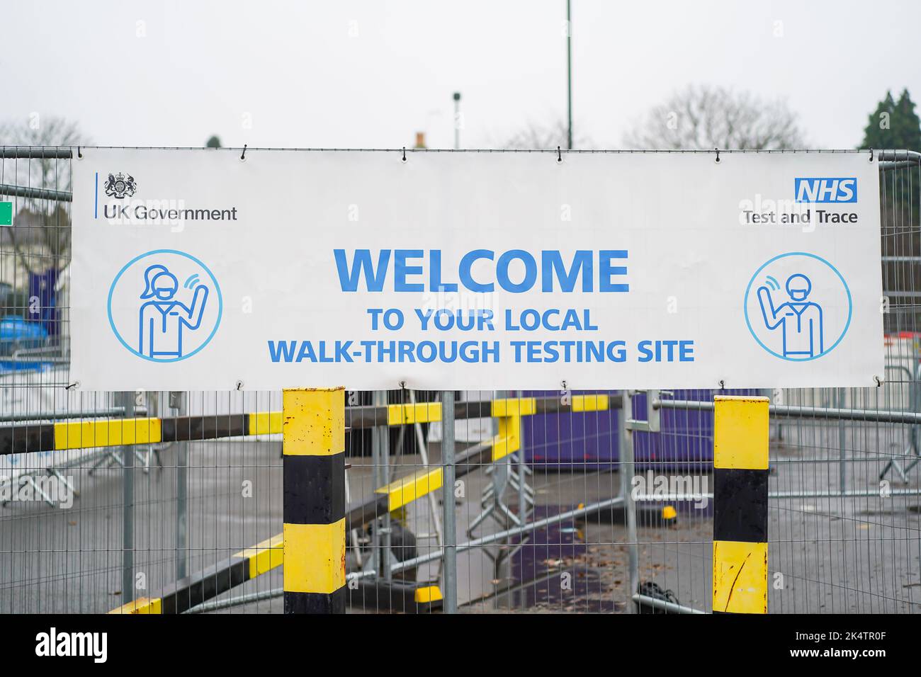 Test and trace. Welcome to your local walk-through testing station ...