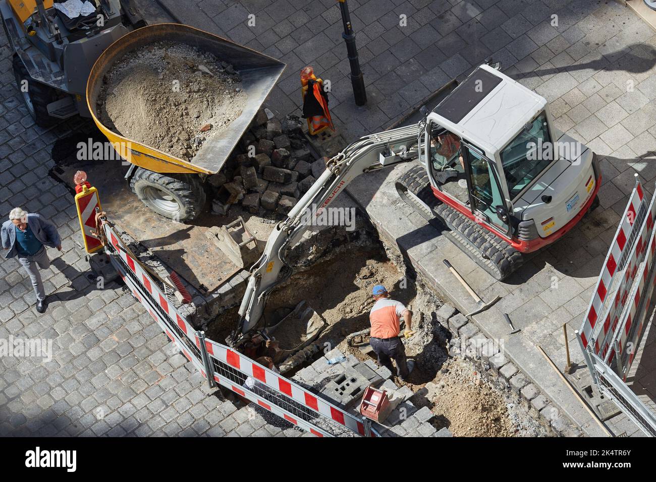 Urban construction site Stock Photo - Alamy