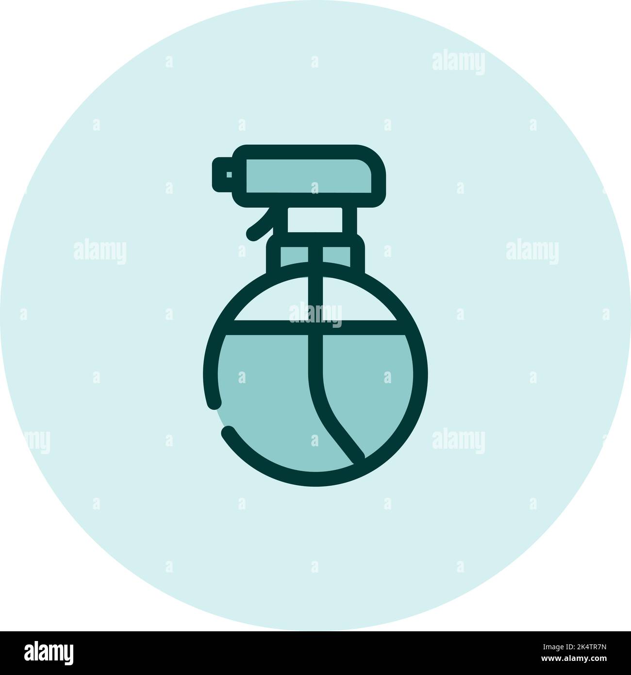 Glass cleaning spray, illustration, vector on a white background Stock ...