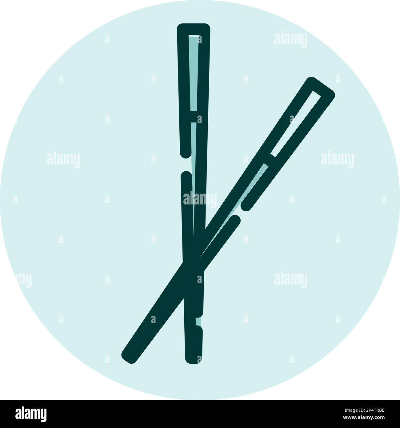 Wood chop sticks Stock Vector Images - Alamy