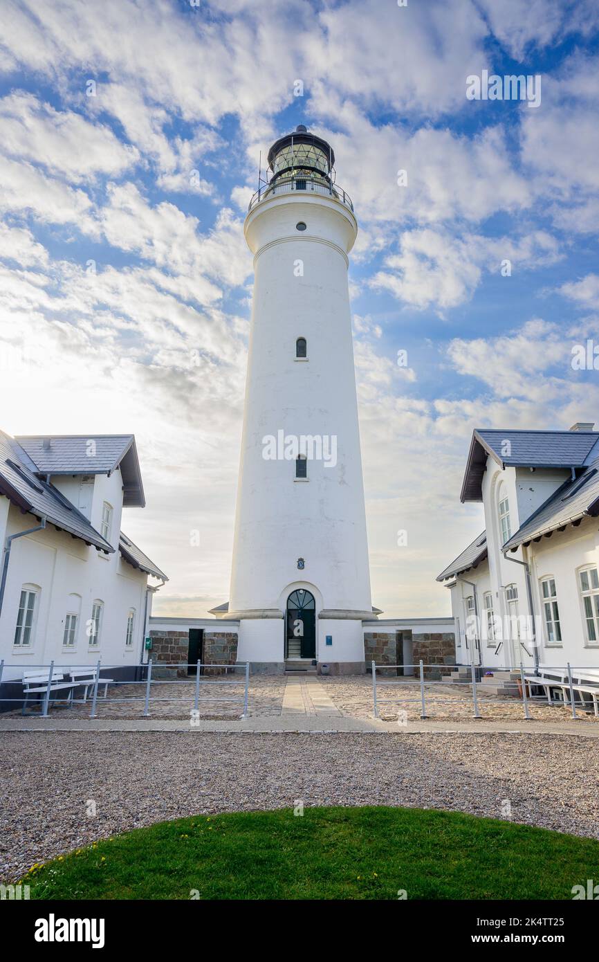 The Hirtshals fyr lighthouse on a sunny morning Stock Photo - Alamy