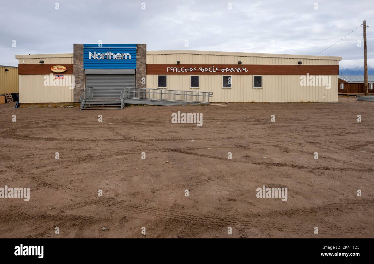 Pond Inlet, Nunavut, Canada – September 04, 2022: Exterior of the ...