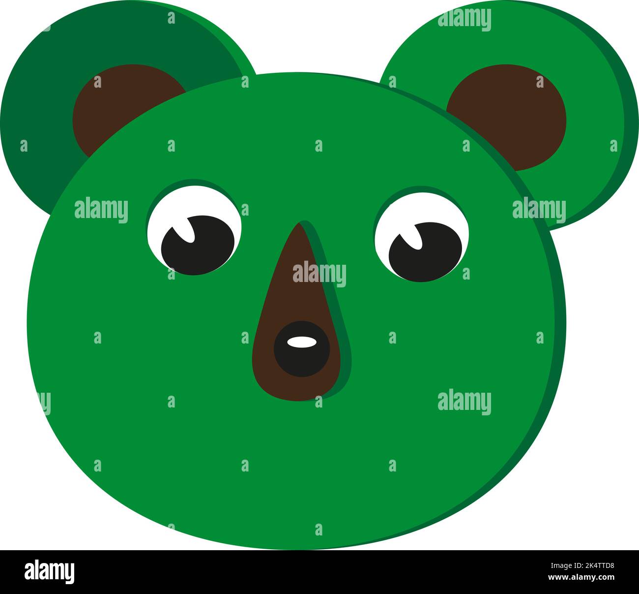 Green bear Stock Vector Images - Alamy