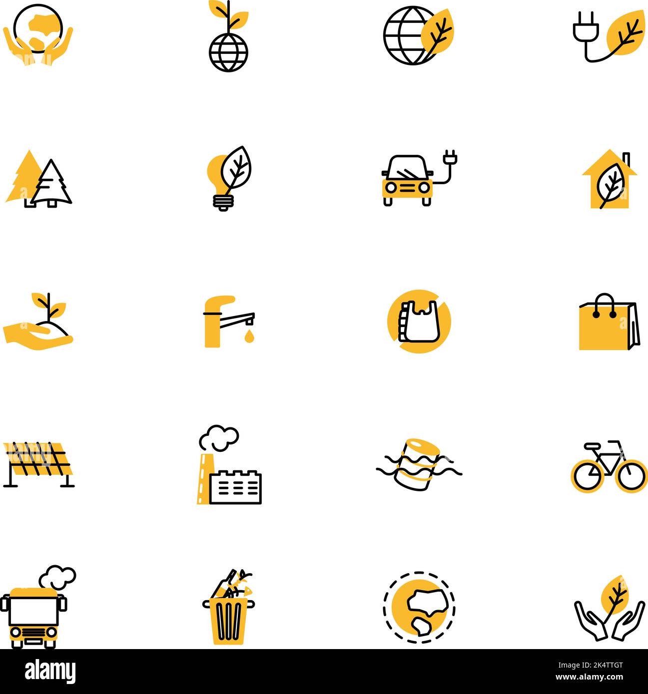 Ecological enviroment, illustration, vector on a white background Stock ...