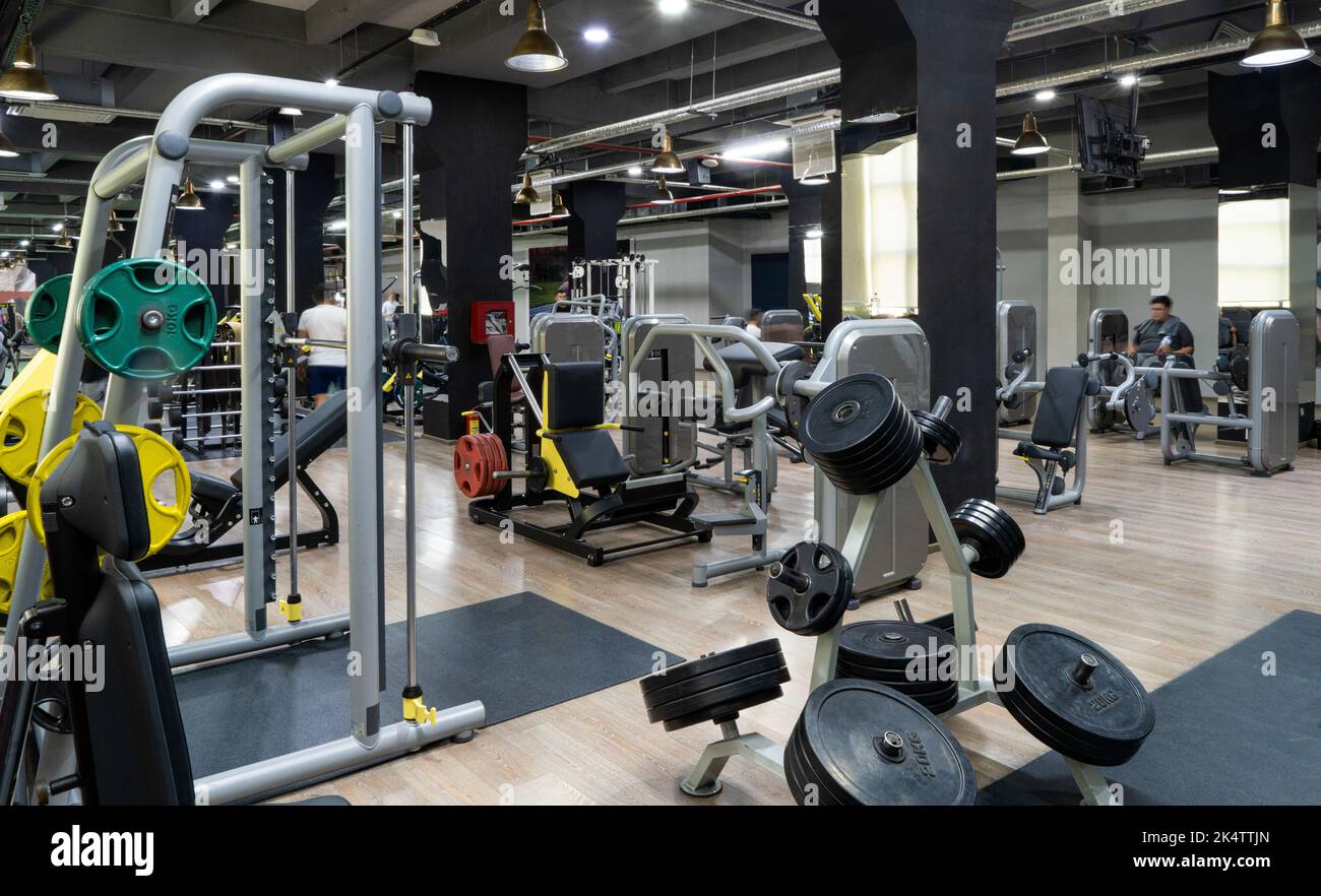 The sports complex interior with all facilities Stock Photo - Alamy