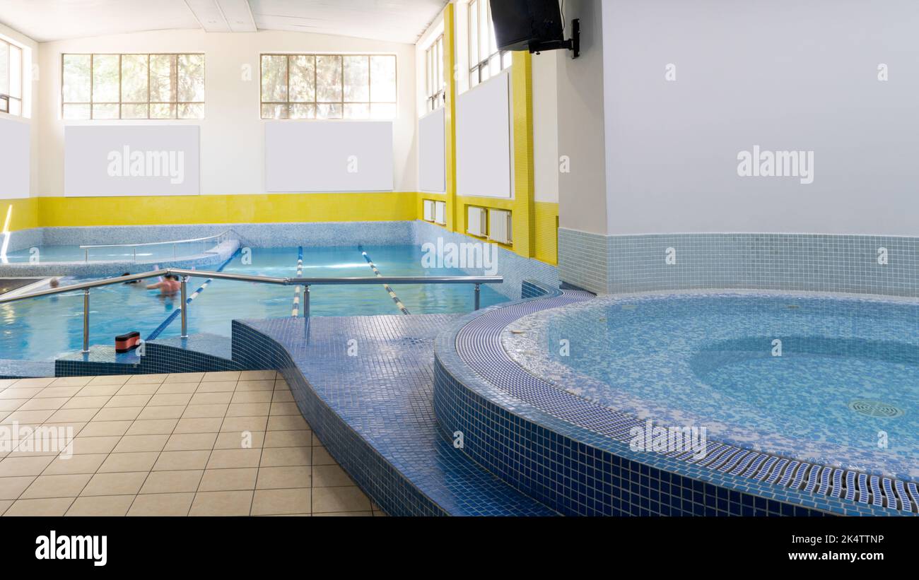Pool indoor fitness gym swimming hi-res stock photography and images ...