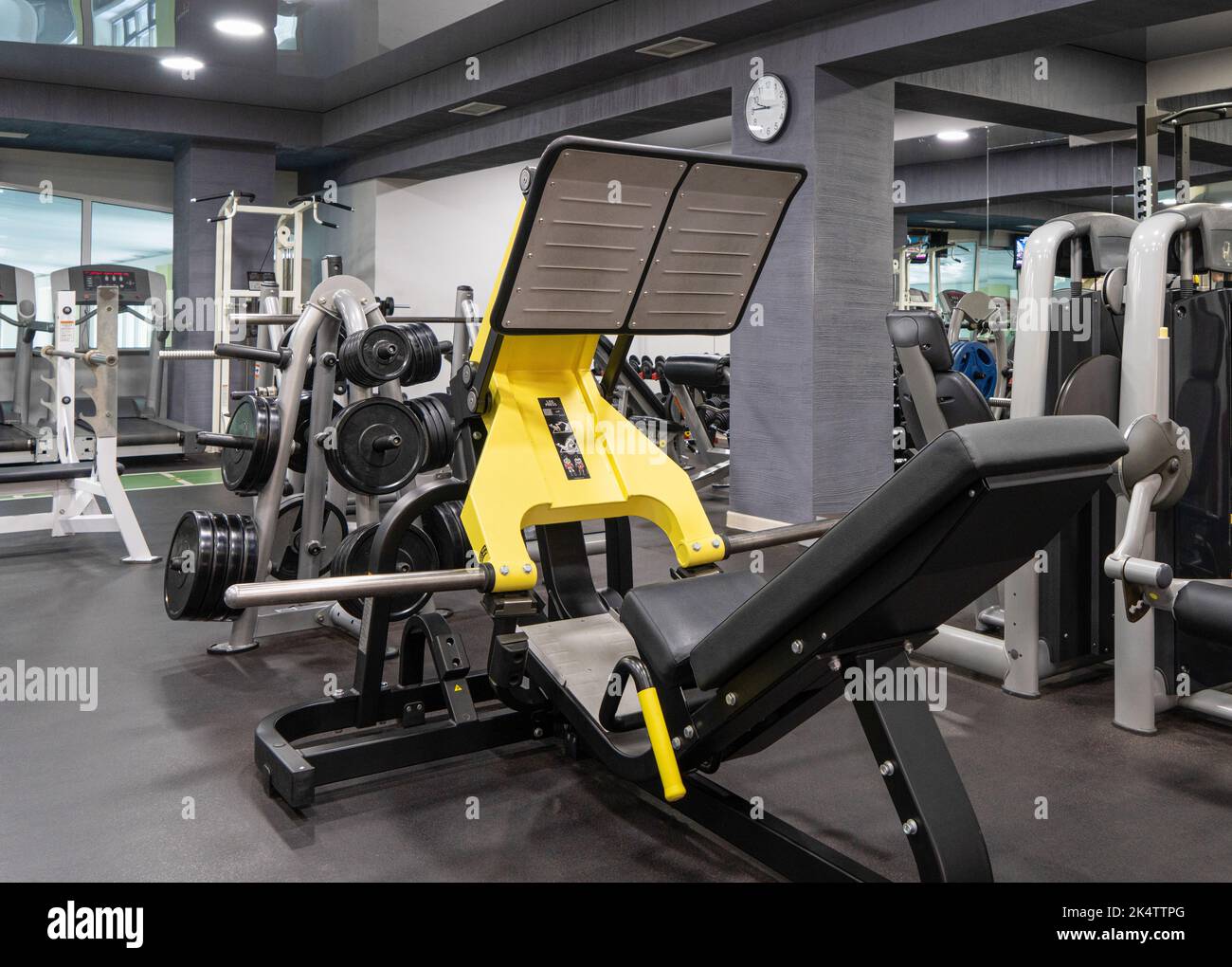 The sports complex interior with all facilities Stock Photo - Alamy