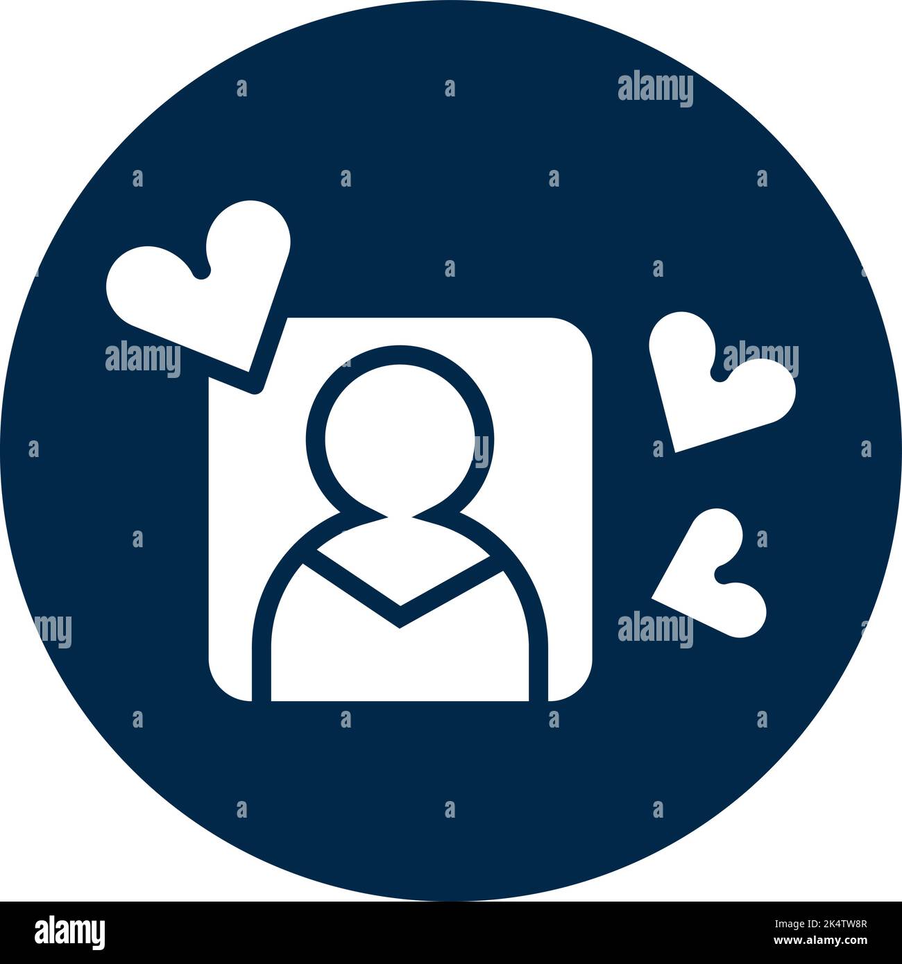 Vector like icon social Cut Out Stock Images & Pictures - Alamy