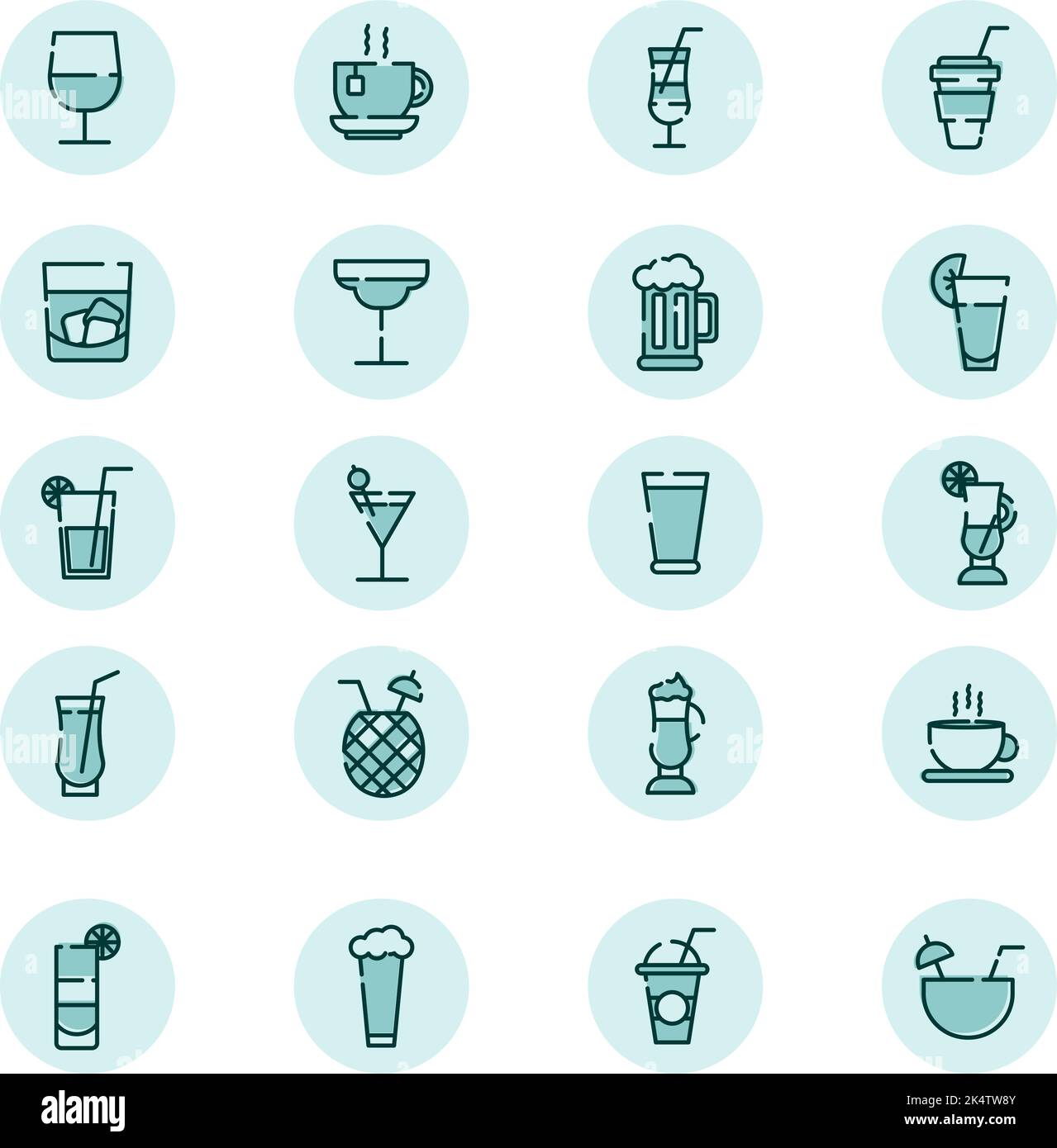 Alcoholic drinks Stock Vector Images - Alamy