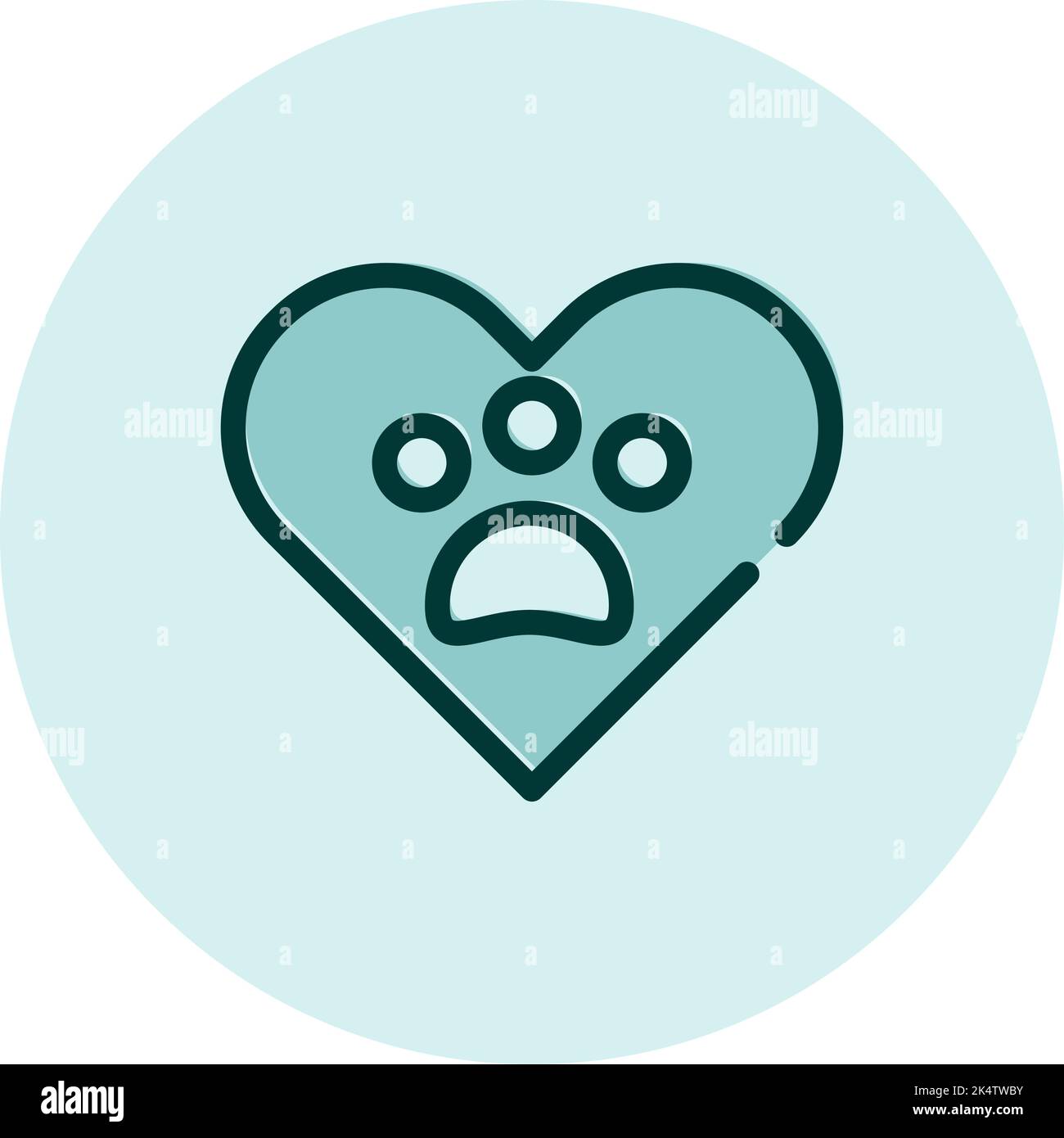 Donation and charity animals, illustration, vector on a white ...