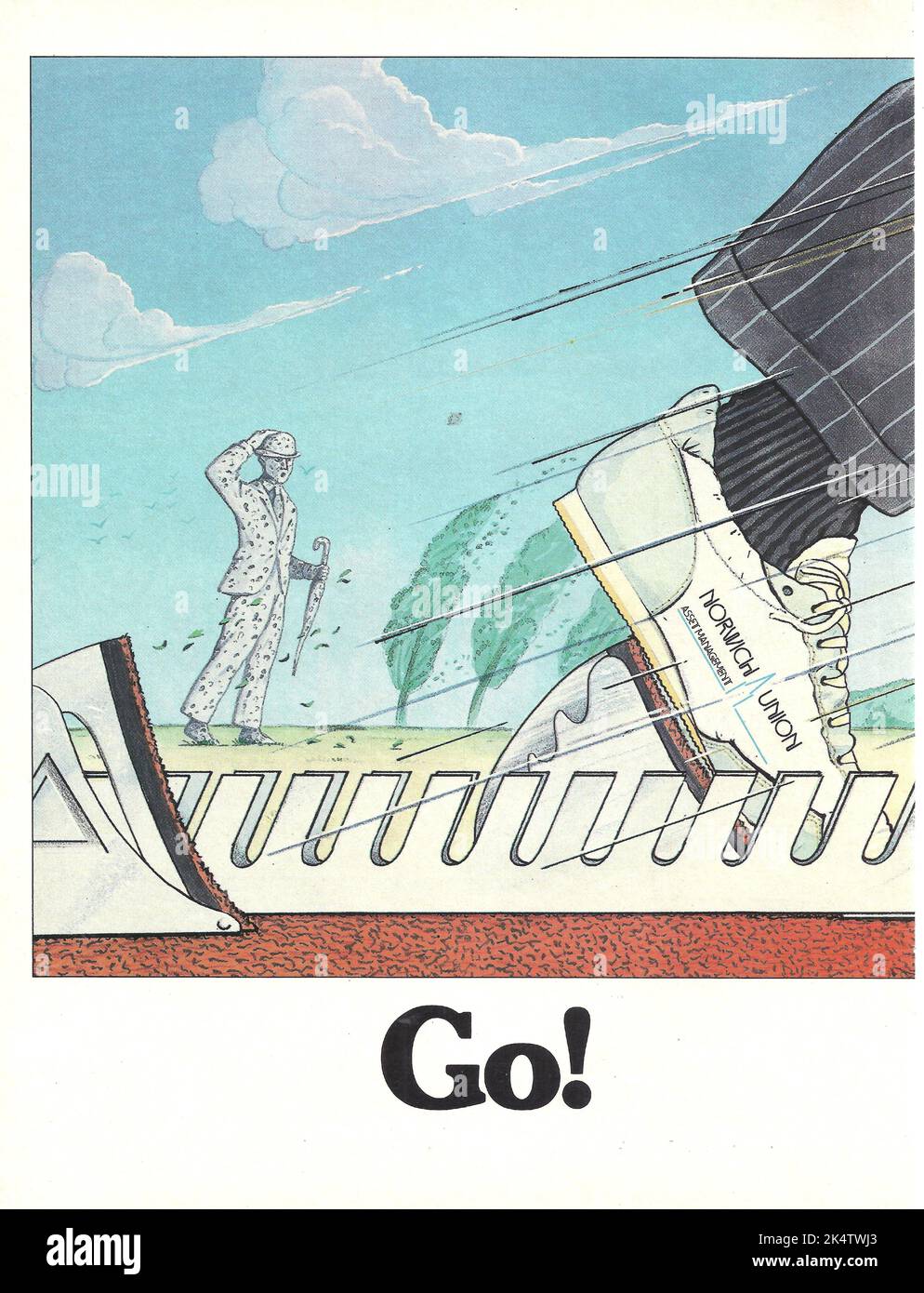 Norwich Union bank financial institution advertisement bank magazine ...