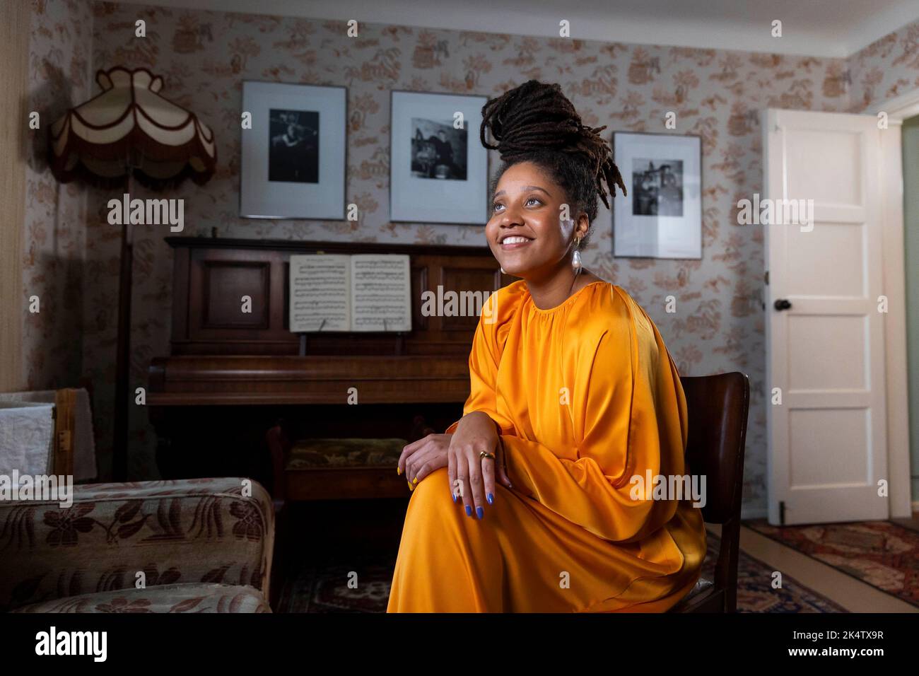 EDITORIAL USE ONLY Ni Maxine performs her own cover version of the ...