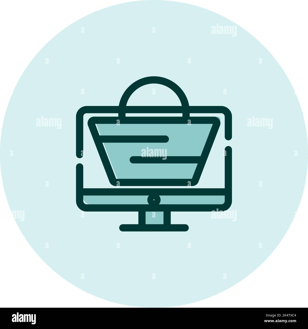 Commercial web, illustration, vector on a white background Stock Vector ...