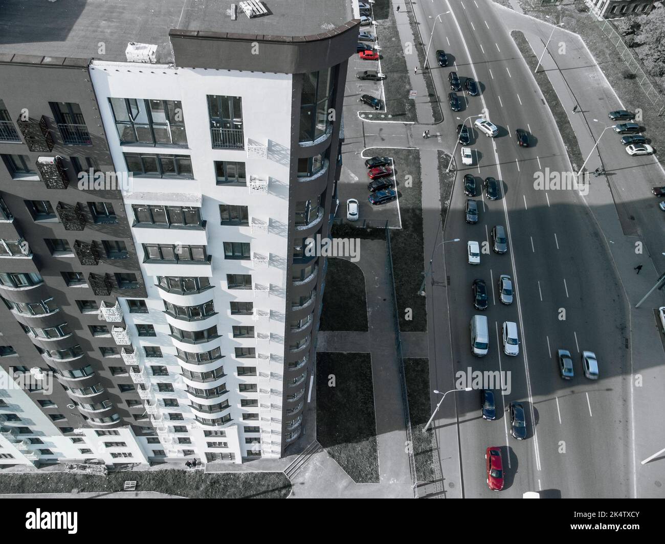Tall building aerial hi-res stock photography and images - Alamy