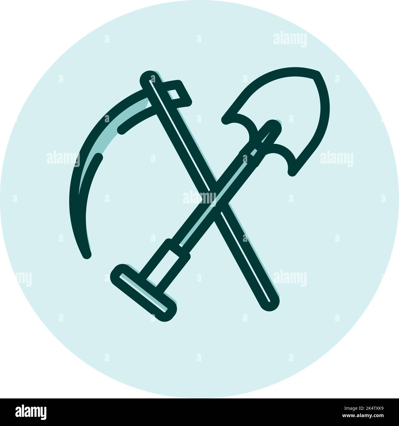 Farming tools, illustration, vector on a white background Stock Vector ...