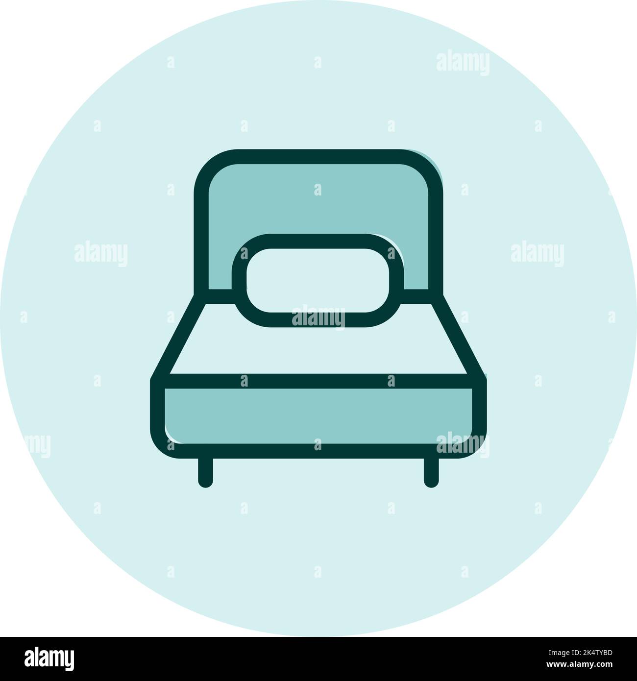 Single bed Stock Vector Images - Alamy
