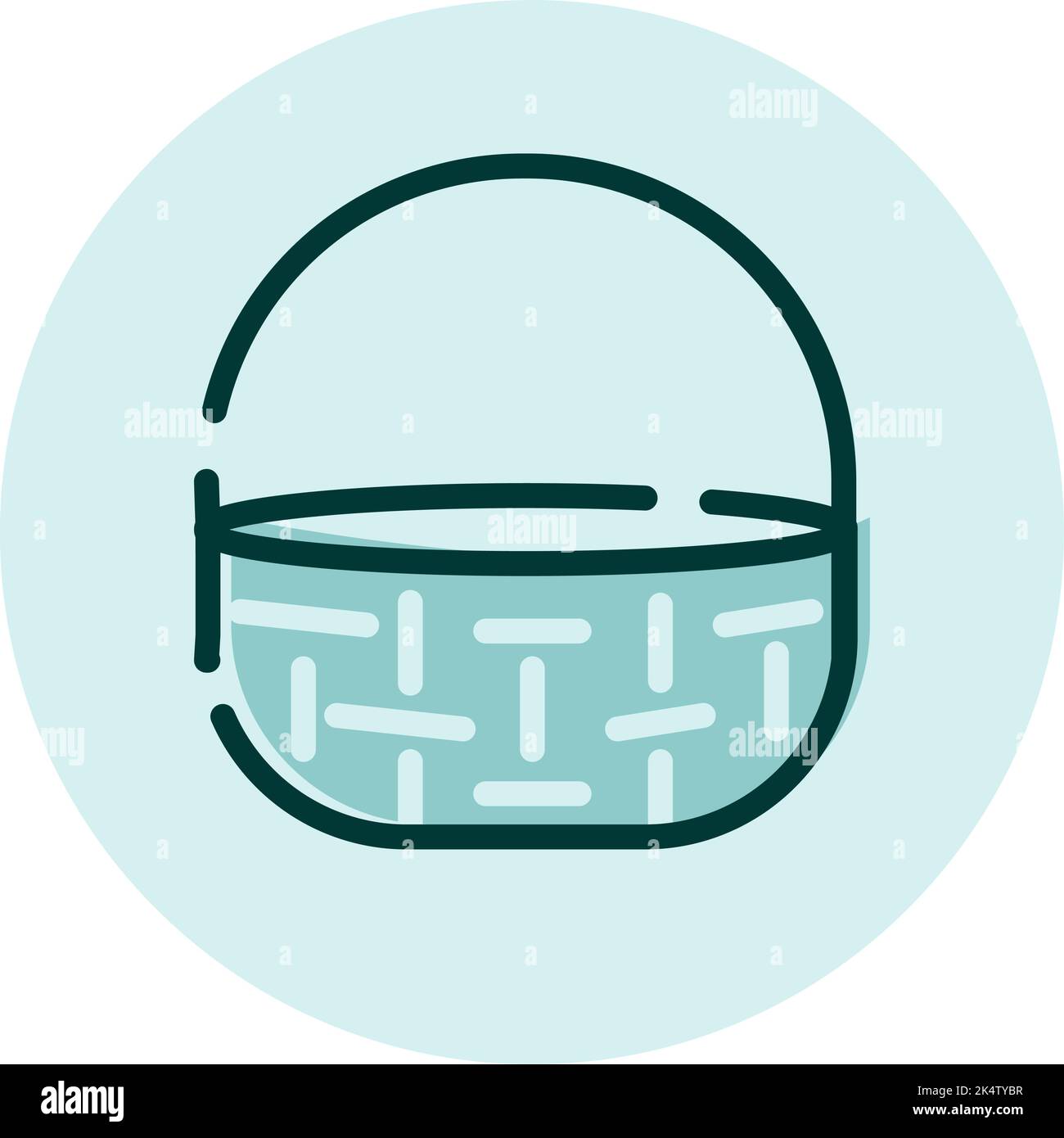 Bread basket on dinner Stock Vector Images - Alamy