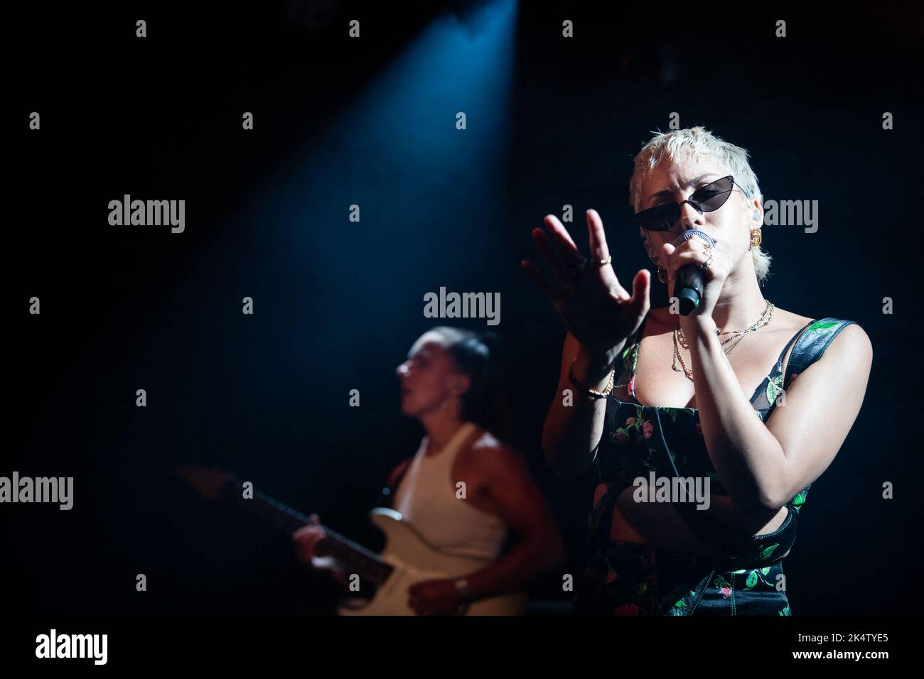 Poppy Ajudha perfoms at the Montreux Jazz Festival, on July 13, 2022 ...