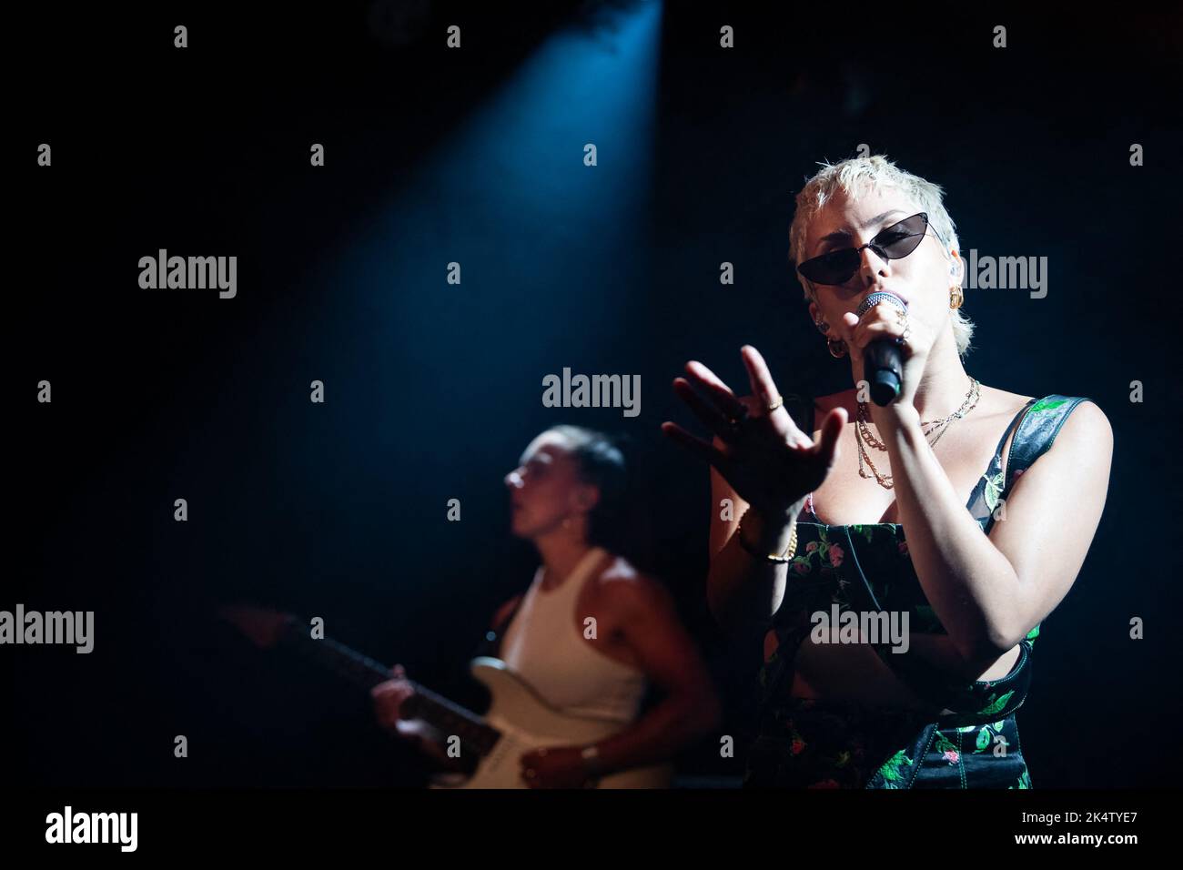 Poppy Ajudha perfoms at the Montreux Jazz Festival, on July 13, 2022 ...