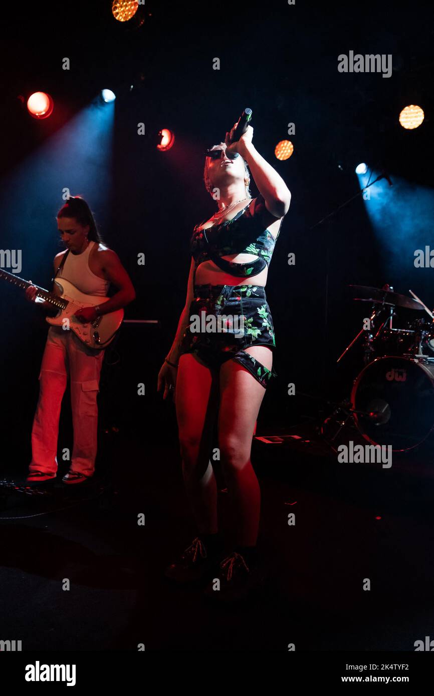 Poppy Ajudha perfoms at the Montreux Jazz Festival, on July 13, 2022 ...