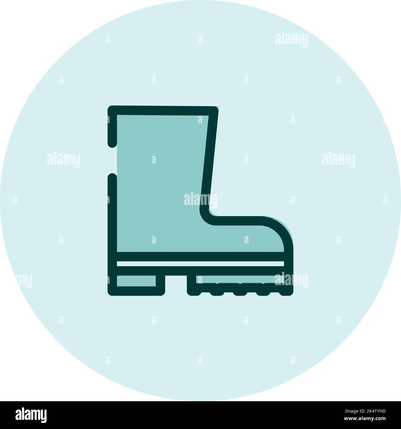 Work boots vector vectors Cut Out Stock Images & Pictures - Alamy