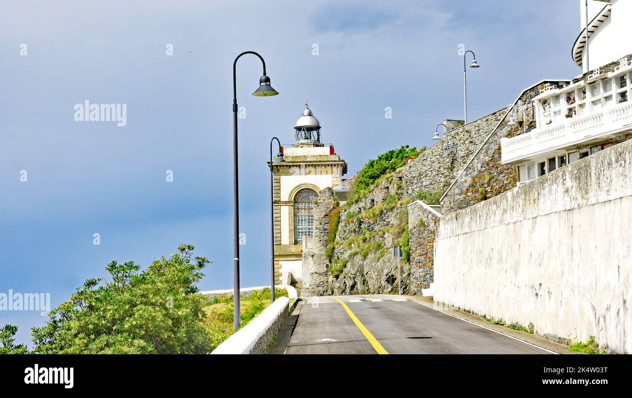 Port and town of Luarca in the Principality of Asturias, Spain, Europe ...