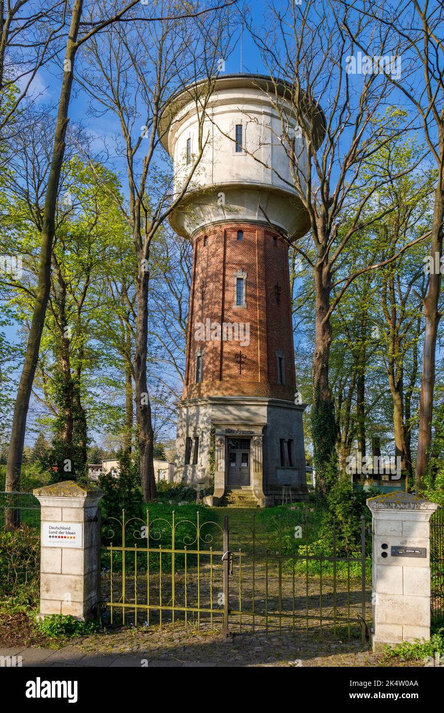 The Perleberg water tower is now the Hörturm (listening tower), a ...