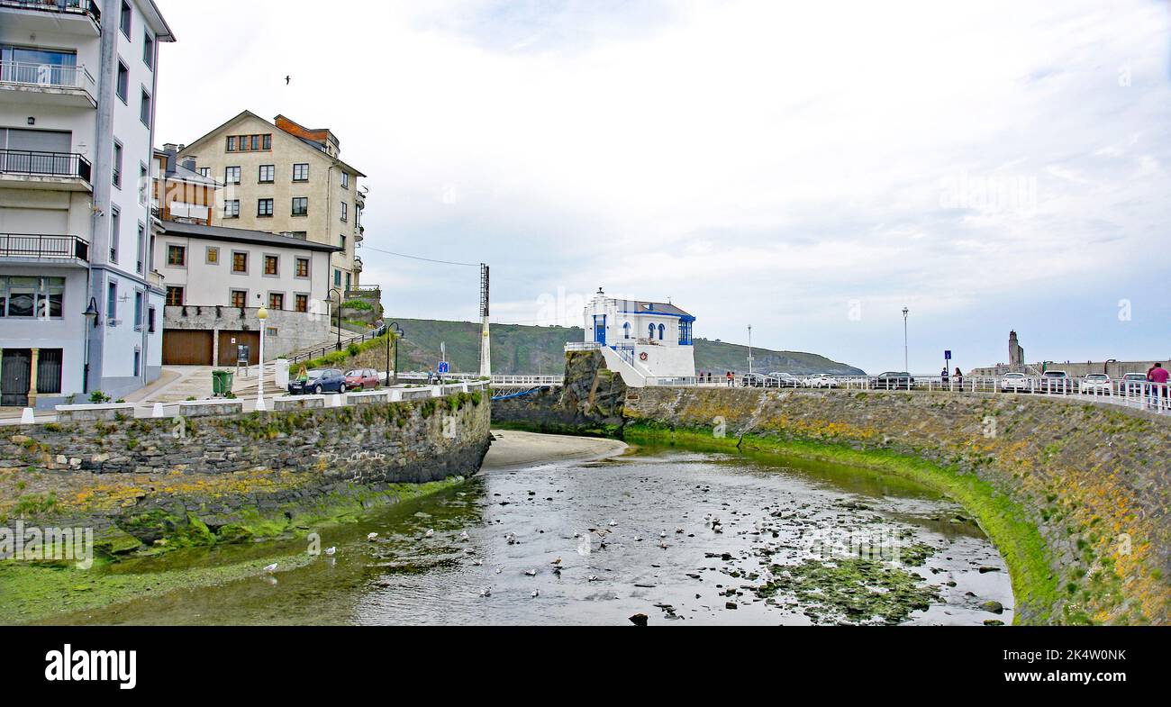 Puerto de Luarca in the Principality of Asturias, Spain, Europe Stock ...