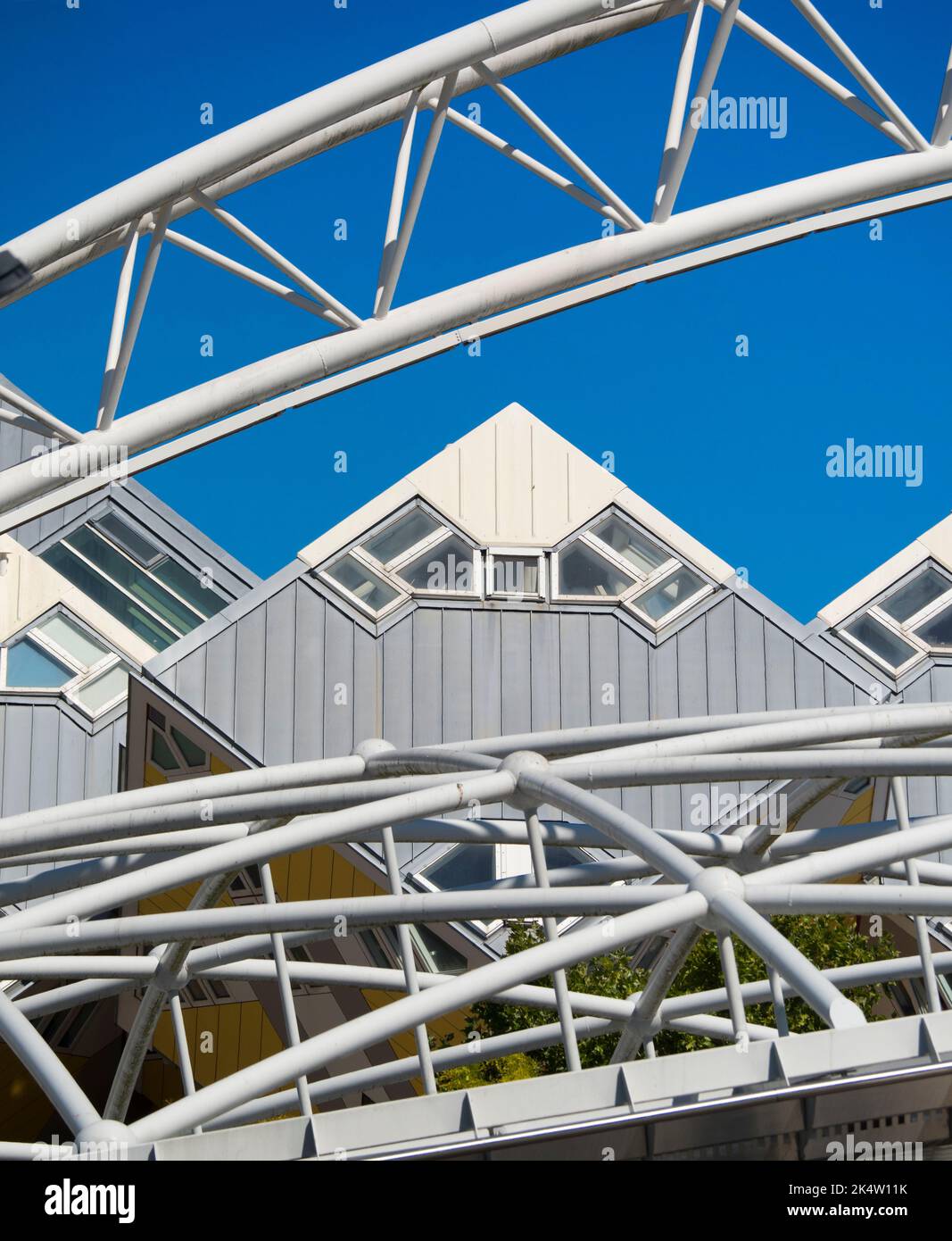 Facing the Centrum Markt in Rotterdam, the Netherlands, these ...