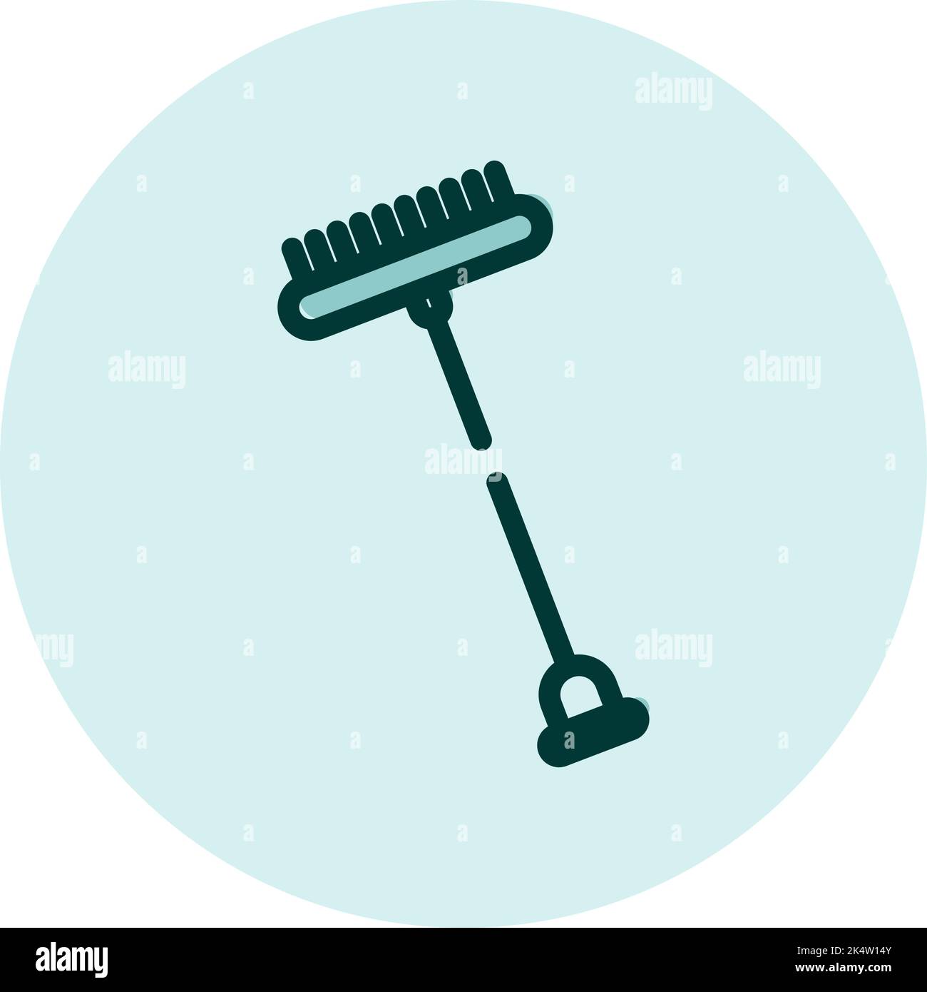 Farming grass fork, illustration, vector on a white background Stock ...