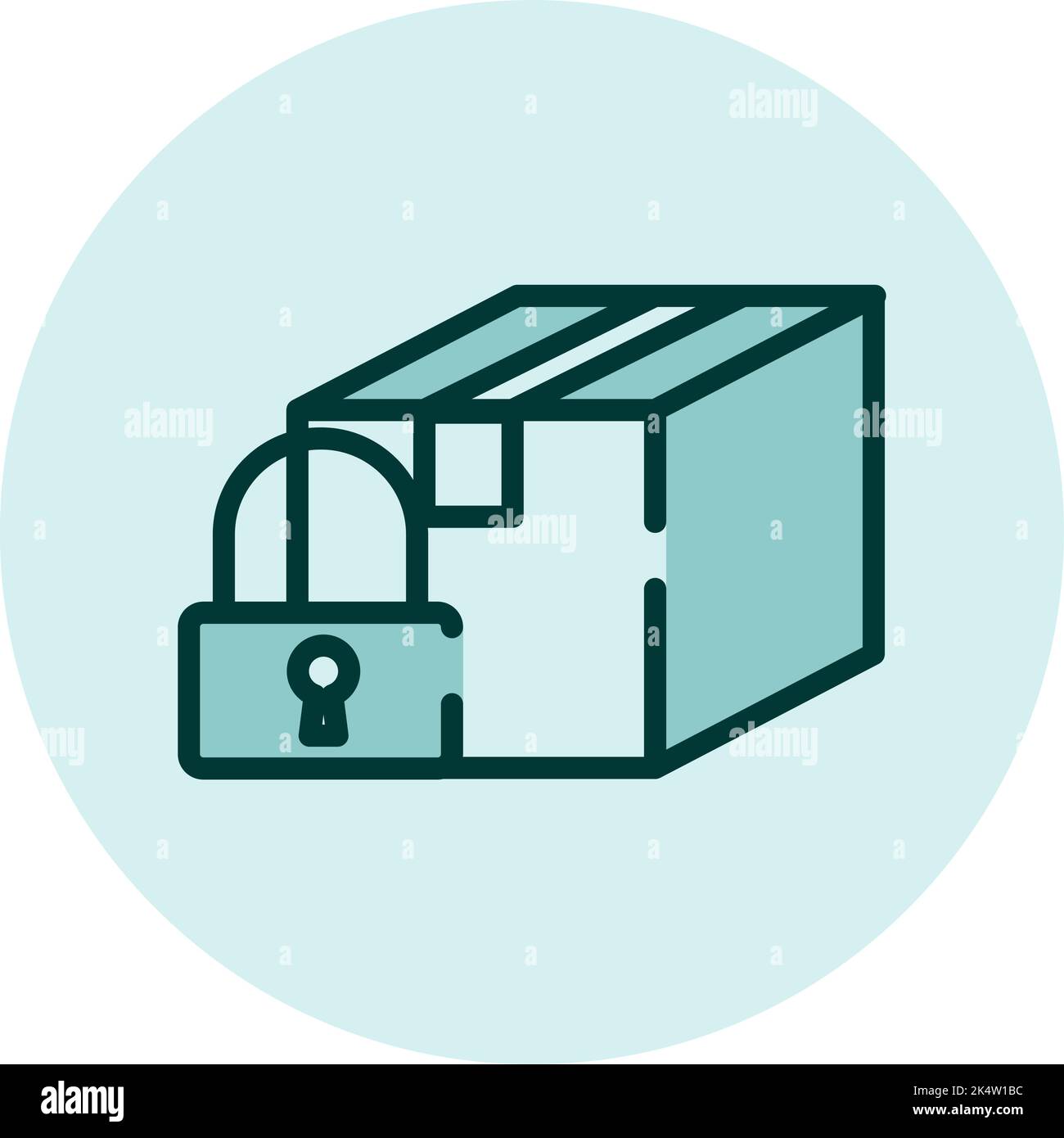 Private delivery, illustration, vector on a white background Stock ...