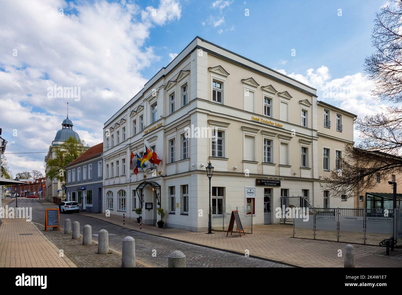Hotel Deutscher Kaiser in Perleberg Stock Photo - Alamy